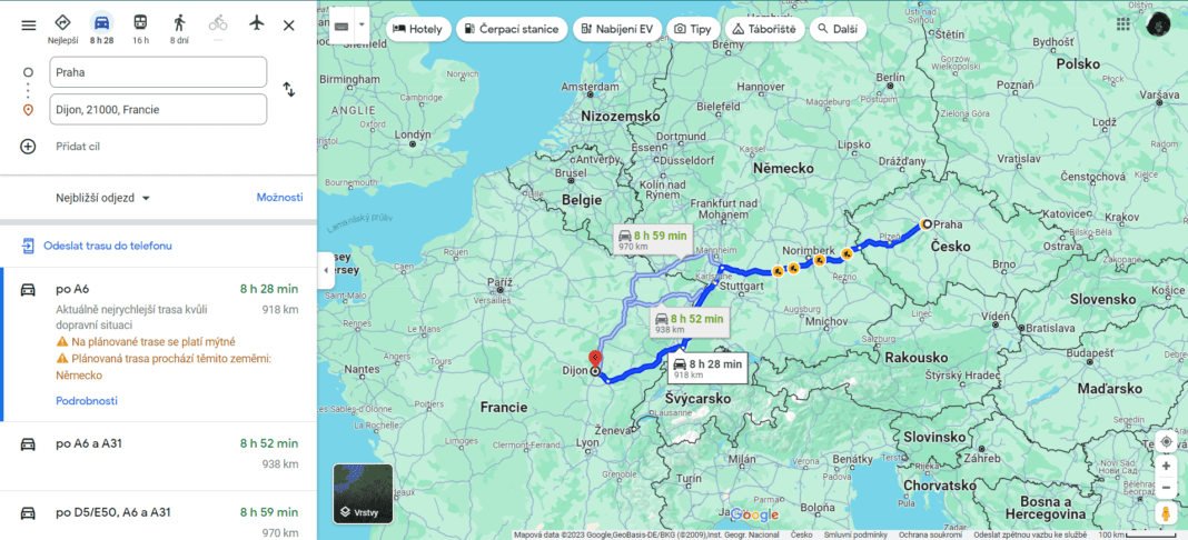Nejlepší plánovač trasy: Vyhledejte si nejlepší možnou cestu - Autotrip.cz